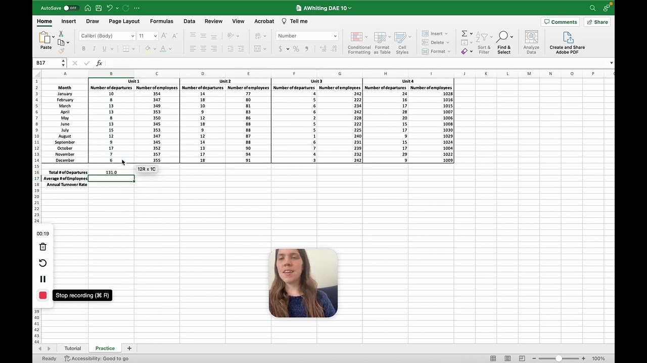 How to Find Employee Turnover Rate Excel