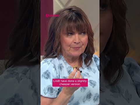Lorraine Tries The Viral Dubai Chocolate Bar! #lorraine #shorts