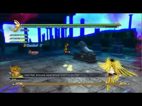 [HD] Saint Seiya Senki - Sagitter Aiolos vs Leo Aioria 720p