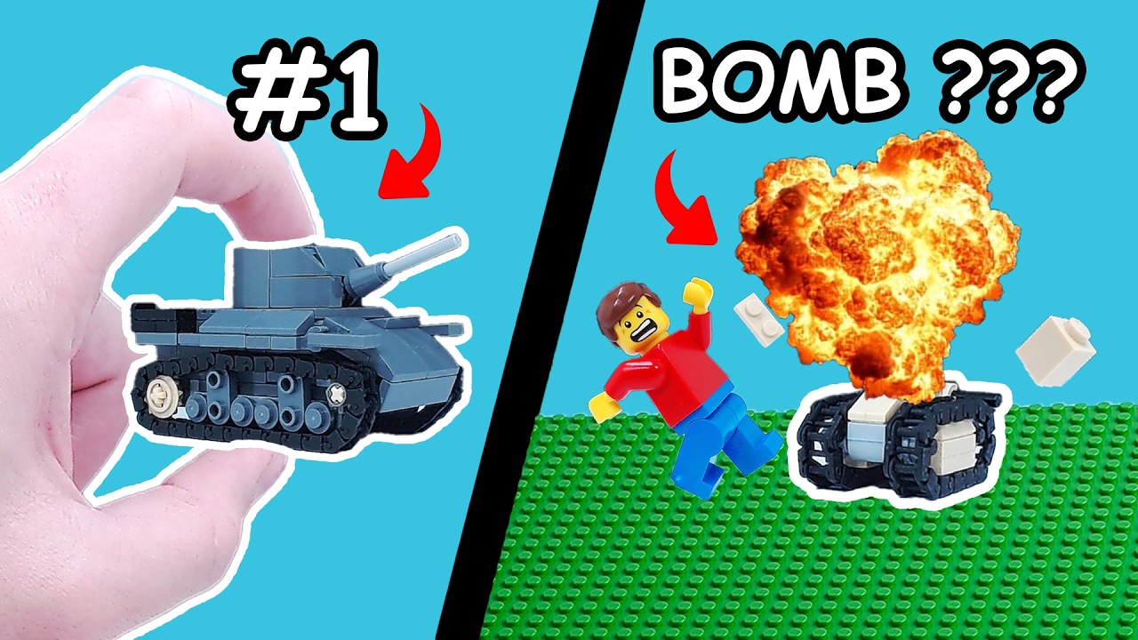LEGO Tanks, But They're Tiny...
