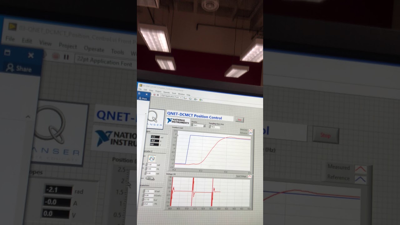 DC Motor Position Control Experiment Part 2