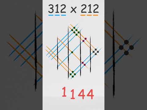 Japanese Multiply Trick | Multiplication of 3 digits 312 x 212| #shorts #short #maths #publicmaths