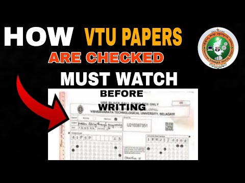 Important Guidlines For Vtu Students |Paper Evaluation |How To Write Paper🧐🔥