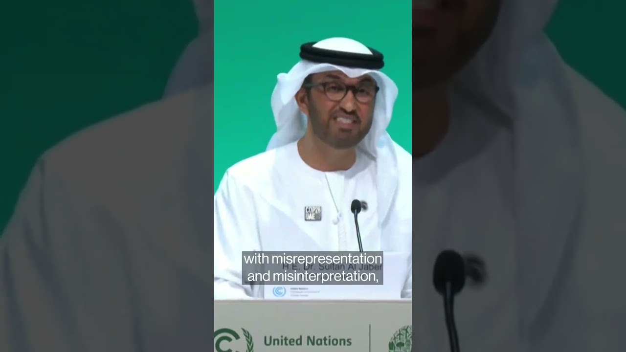 Al Jaber Says Comments on Fossil Fuel Science Were Misunderstood