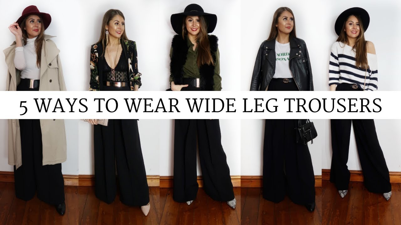 5 Ways to Wear Wide Leg Trousers: LOOKBOOK