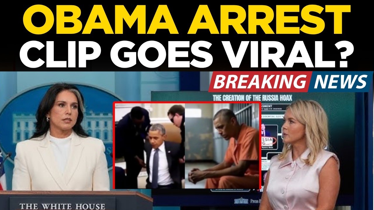 US Breaking News LIVE: 'obama arrest clip goes viral?' Tulsi Gabbard And Karoline Big Reveal | LIVE