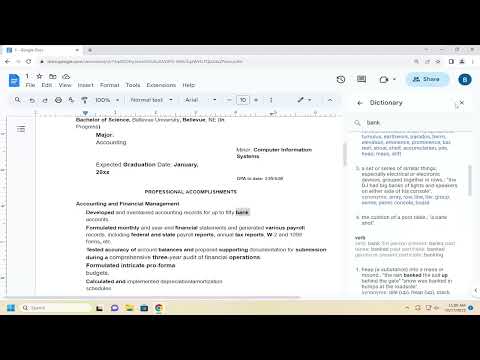 How to Use the Dictionary in Google Docs [Guide]