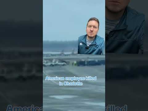 American Airlines employee killed after accident in Charlotte #shorts