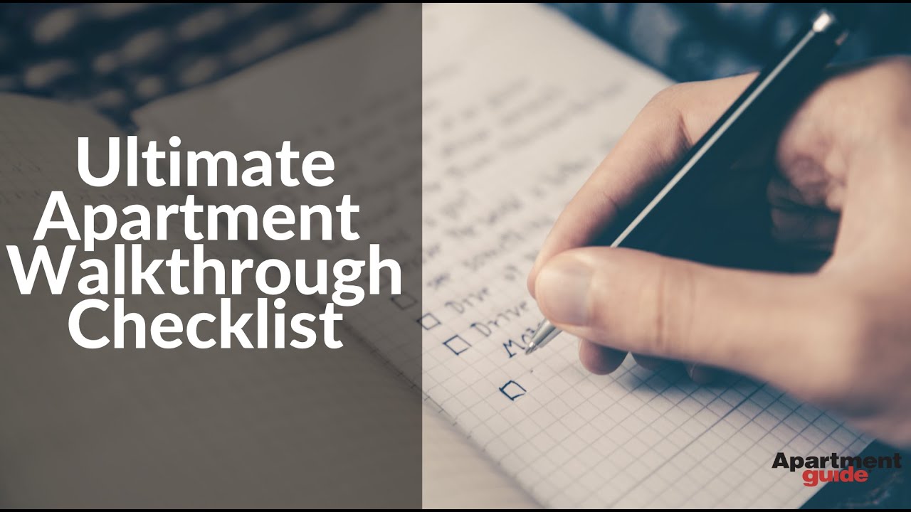 The Ultimate Apartment Walkthrough Checklist
