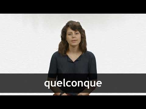 English Translation of “QUELCONQUE” | Collins French-English Dictionary