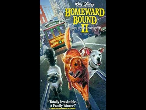 Opening to Homeward Bound 2 Lost in San Francisco 1996 VHS
