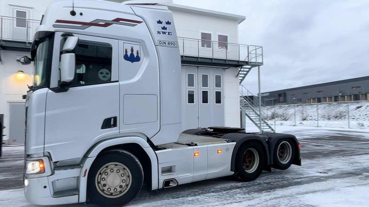 Dragbil Scania R 580A 6X2NB, Borås, Klaravik auktioner