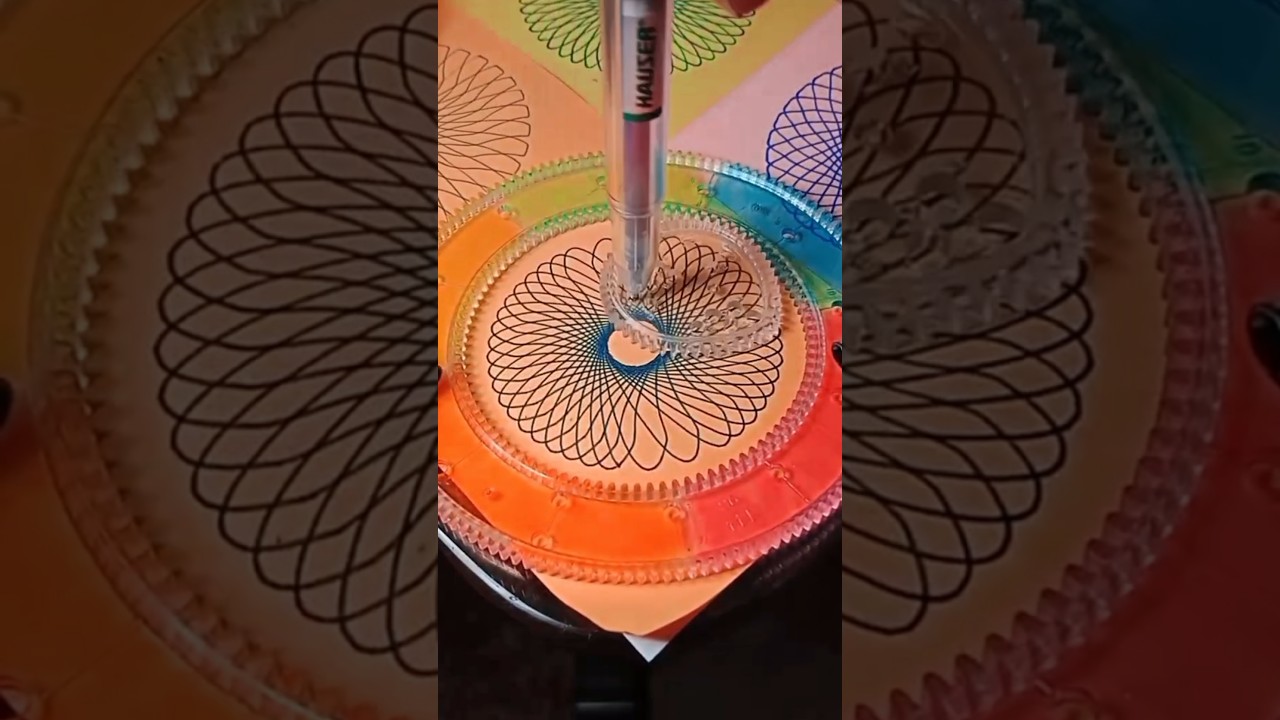 264FD. Intricate Geometric Shapes #spirograph #shorts