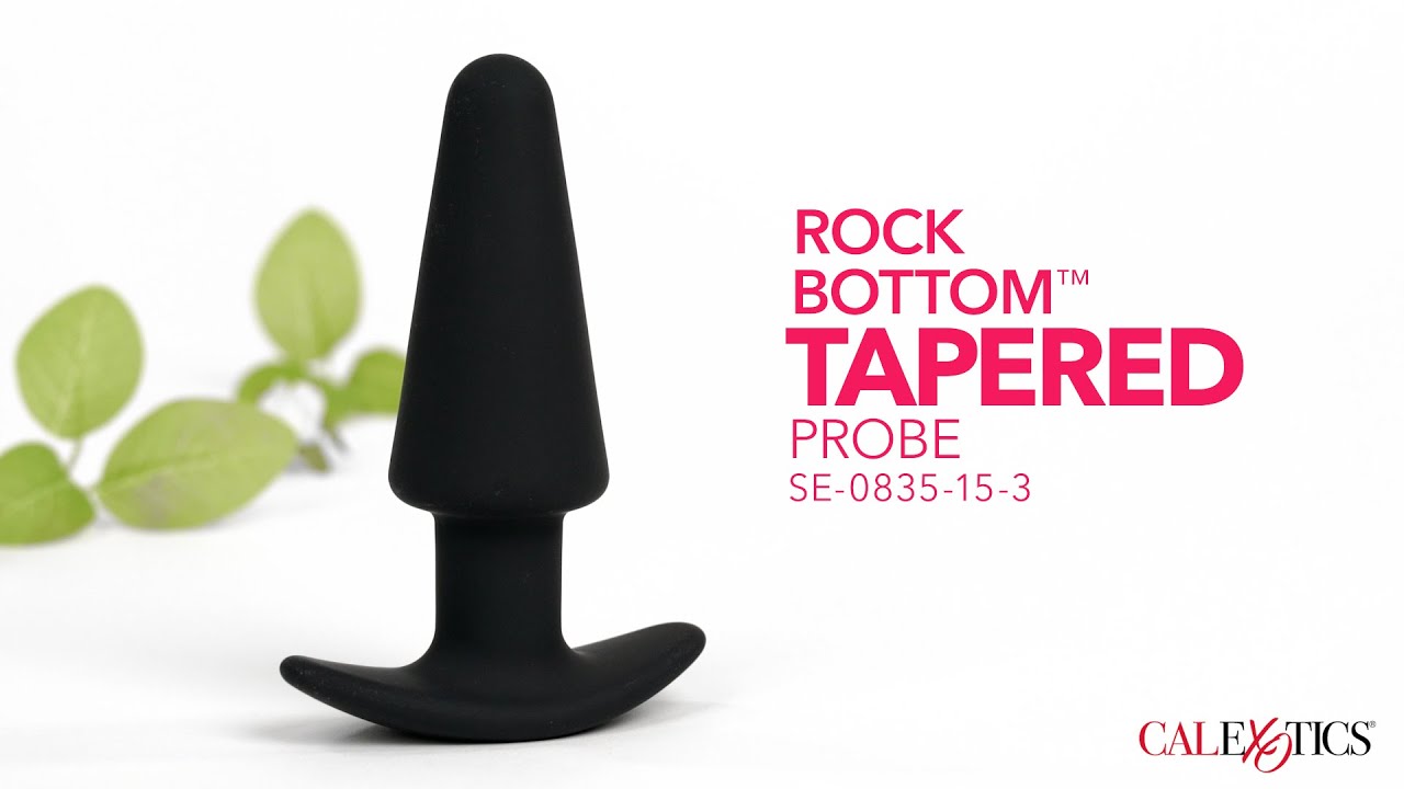 CalExotics Rock Bottom™ Tapered Probe