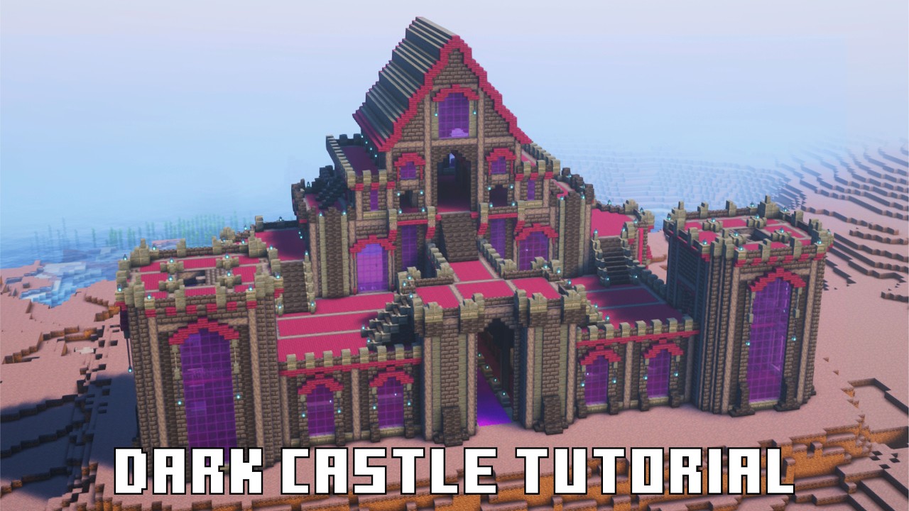 How to build Dark Castle - Minecraft Tutorial - Minecraft Builders
