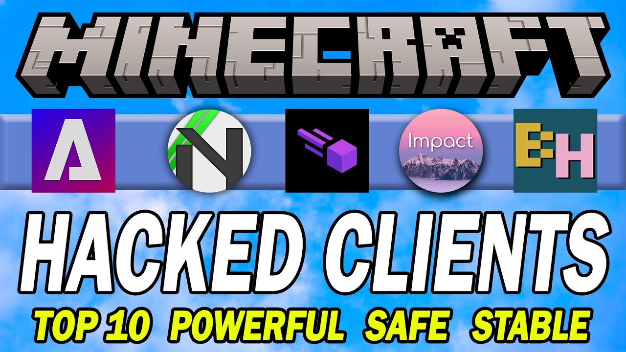 Top 10 BEST Minecraft Hacked Clients