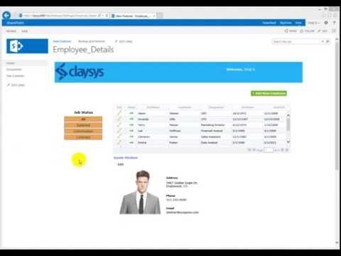 SharePoint AppForms Video Tutorials | ClaySys AppForms