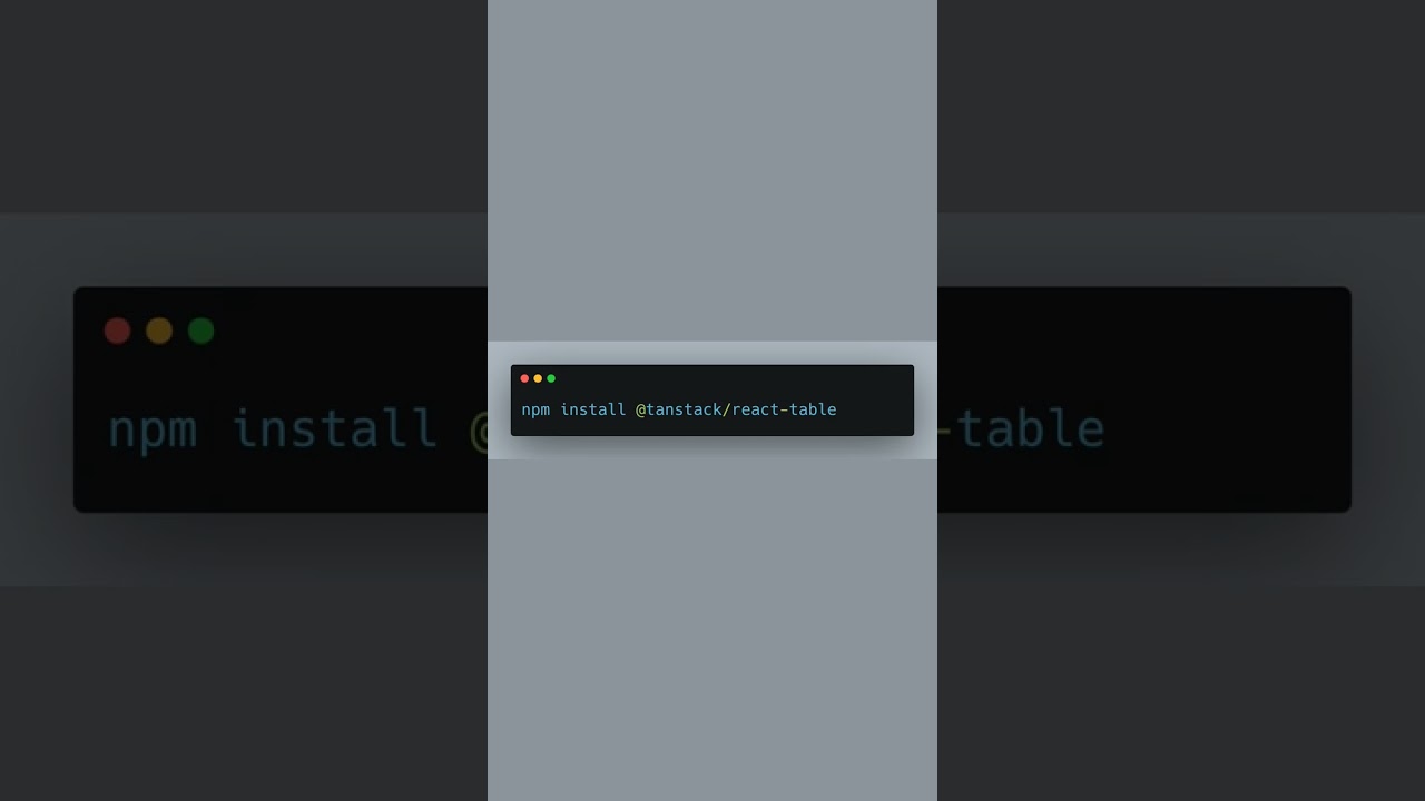 Boost Your React Tables with MUI & TanStack #React