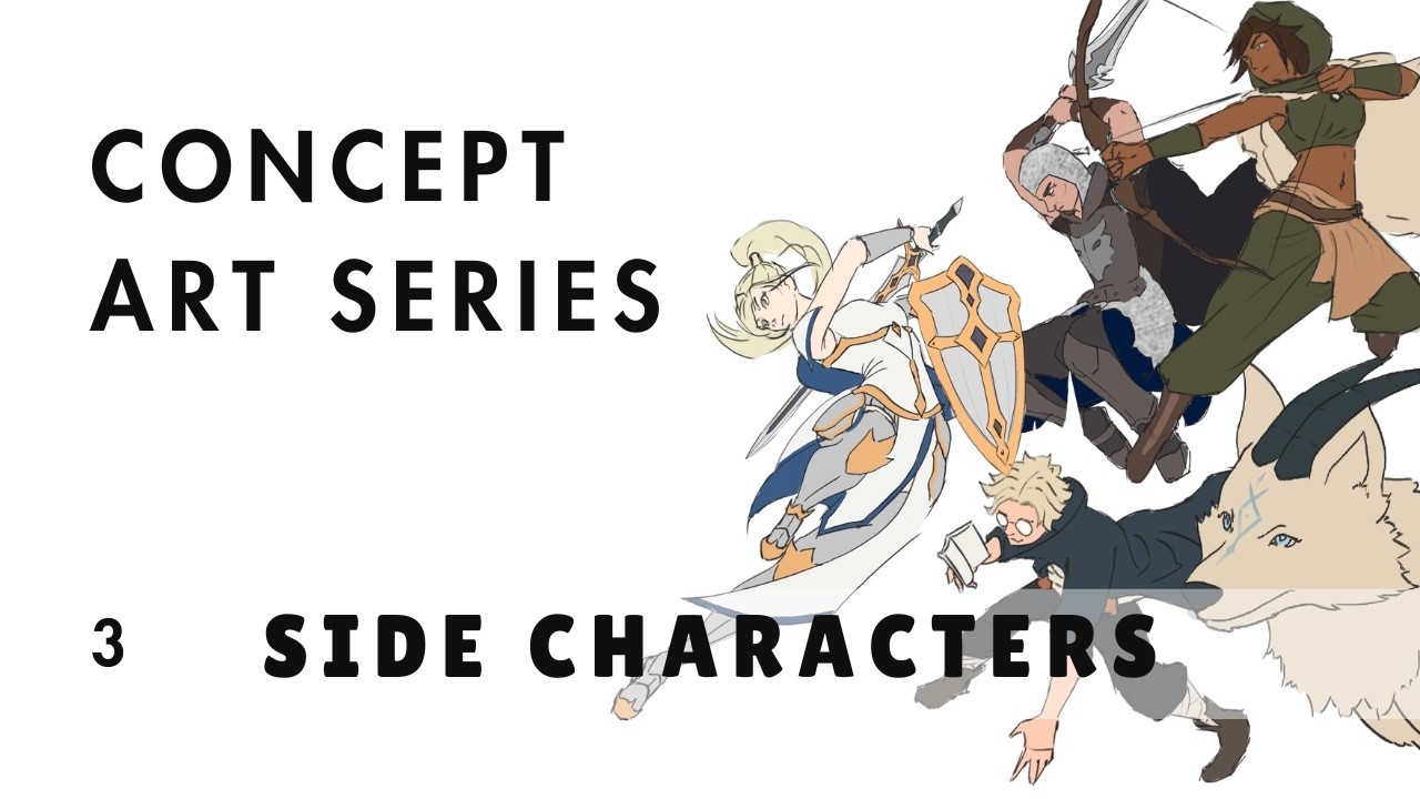 Designing Side Characters for My Fantasy World | Concept Art Series (Ep.3)