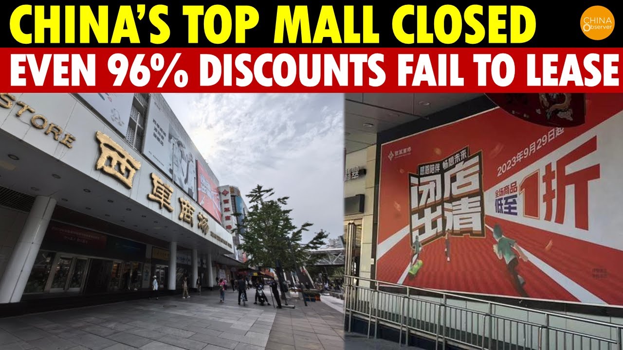 Shocking! China’s Top Mall Closed! Nationwide Rental Collapse, Even 96% ...