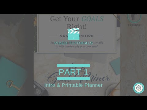 Goal Definition Worksheets Part 1