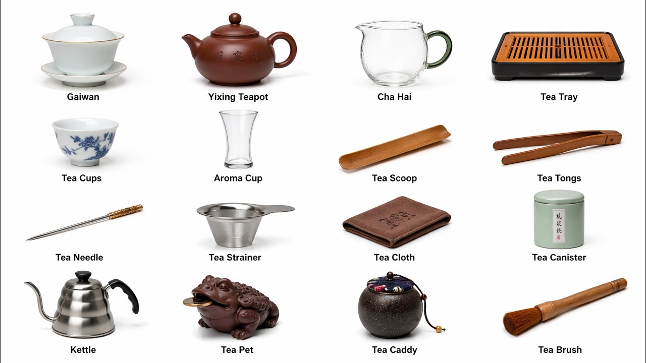 Every Type of Chinese Tea Ceremony Tools Explained in 6 Minutes