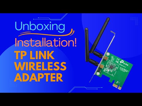 Unboxing & Installation TP Link Wireless Adapter TL-WN881ND