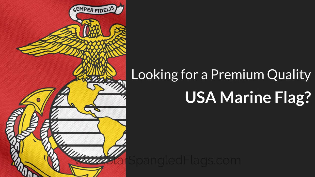 Premium Quality US Marine Corps Flag
