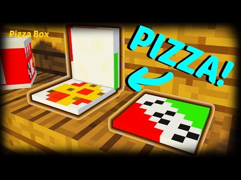 Minecraft - How To Make A Pizza Box Minecraft Project