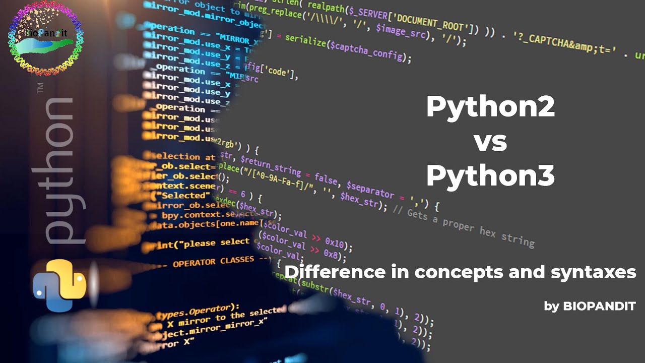 Python2.x and Python 3.x: Differences in concepts and syntaxes