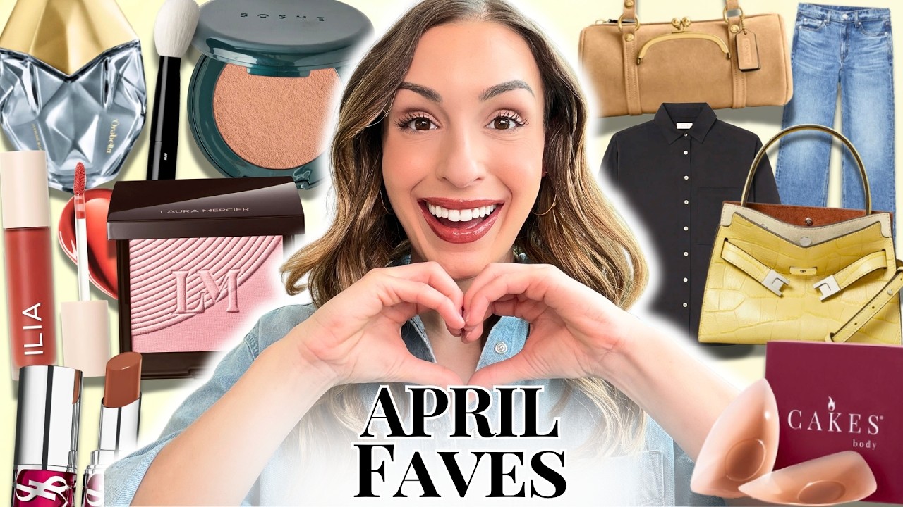 APRIL FAVORITES 💐 LUXE-WORTHY STANDOUTS from my everyday routine (beauty, handbags, skincare)
