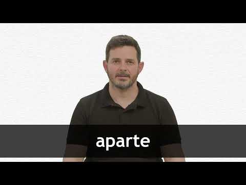 English Translation of “APARTE” | Collins Spanish-English Dictionary