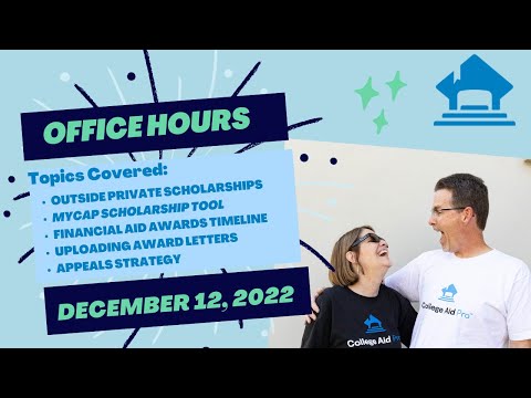 Office Hours - College Aid Pro - 12.12.22