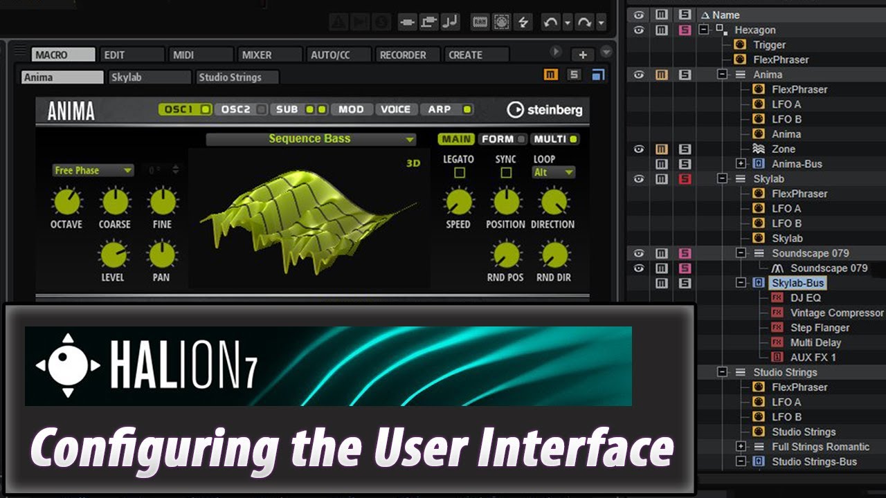 Halion 7 Tutorial #2 - Configuring The User Interface