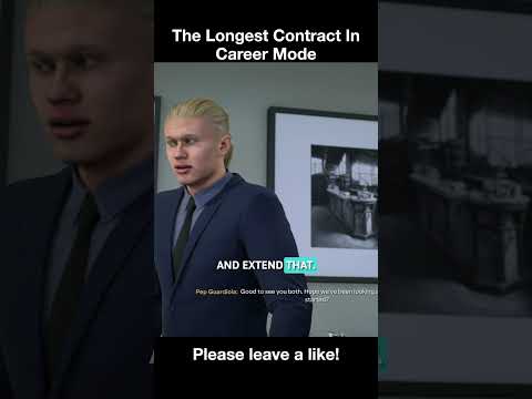 The Longest Contract In FC 25 Career Mode #fifa #fc25 #football #soccer #careermode