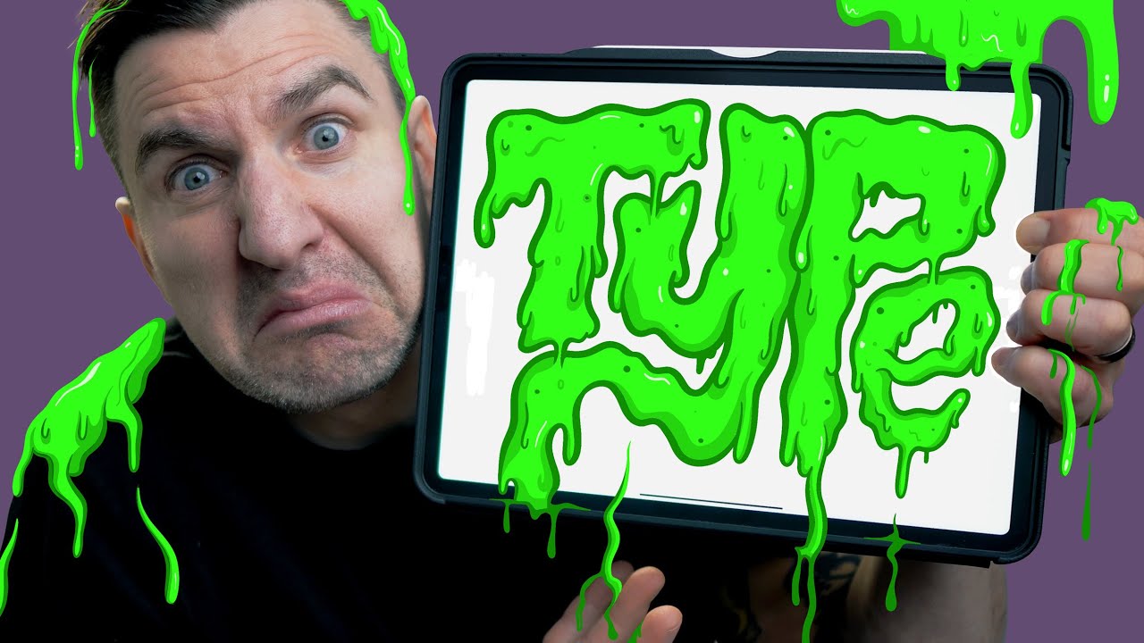 How To Draw Drippy Letters!