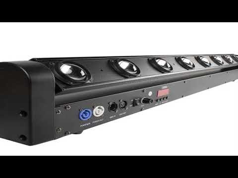 SHEHDS 1pcs Beam 8x12W RGBW Moving Head Light DJ Controller Disco Spotlight Church Market KTV DJ Par