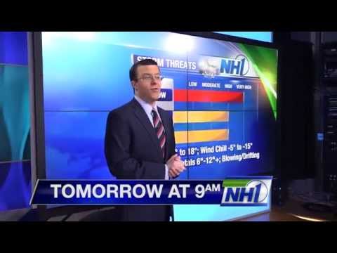 Snowstorm Promo Feb., 15th, 2015 NH1 News Network, Concord, NH