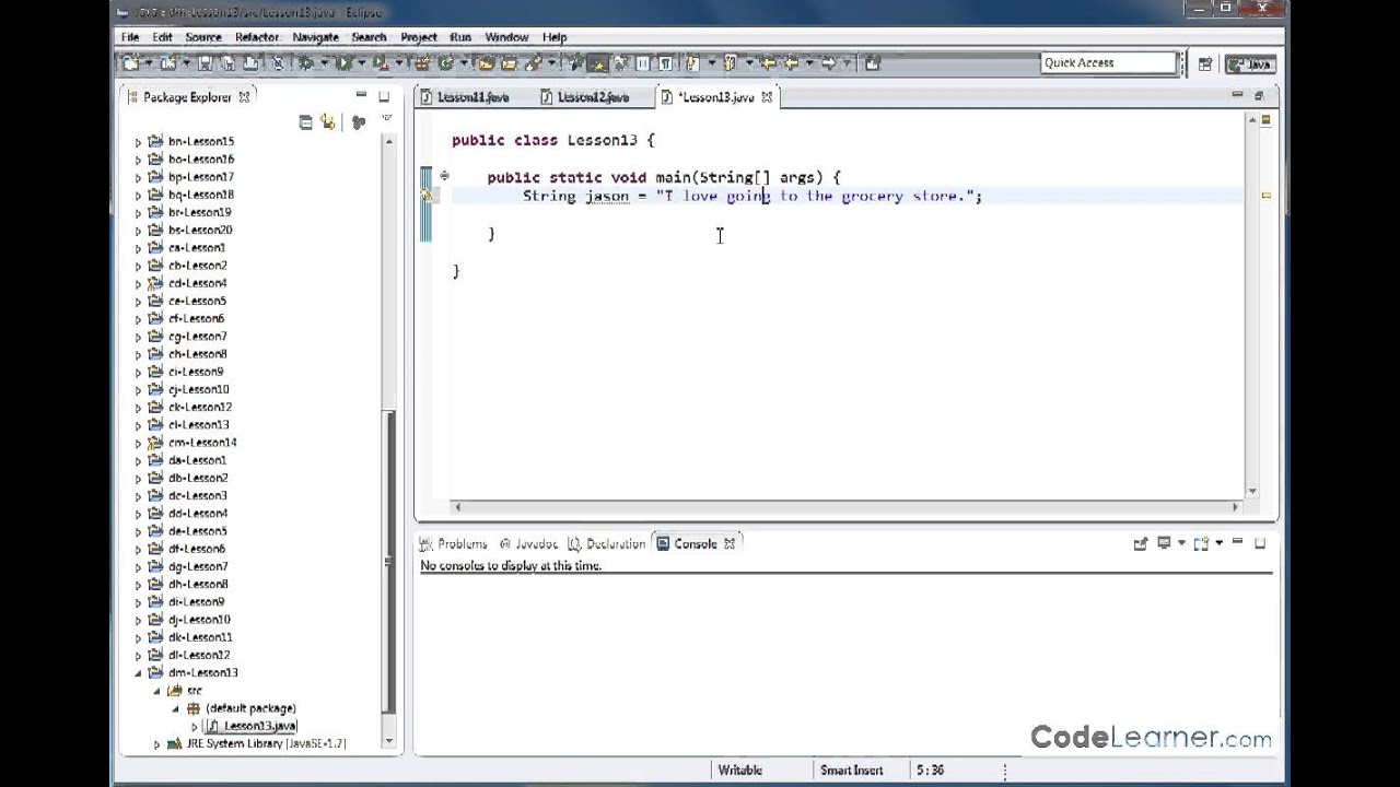 Mastering Java   Vol 4   Lesson 13   Searching A String For A Substring 5