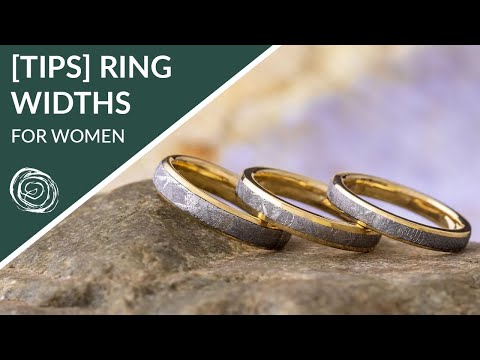 [TIPS] Choosing Wedding Band Widths for Women | Jewelry by Johan