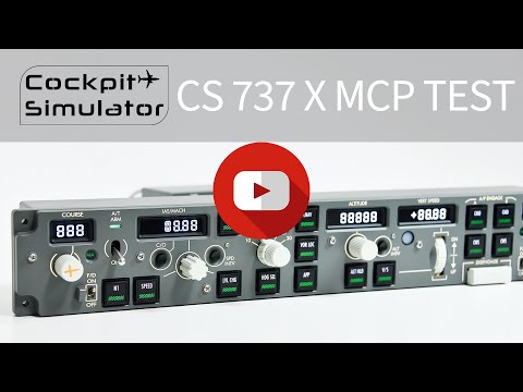 Cockpit Simulator 737 MCP and EFIS scheduled to be released in December ...