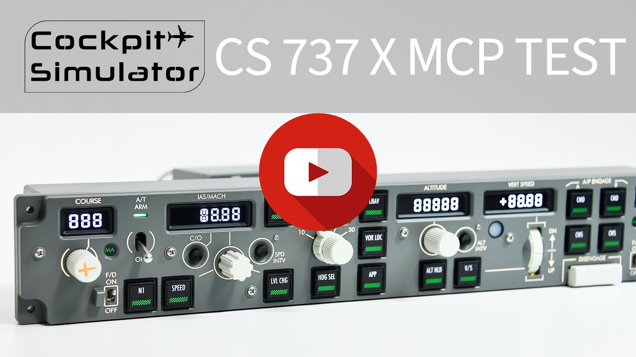 Cockpit Simulator 737 MCP and EFIS scheduled to be released in December - Home Cockpit Builders ...