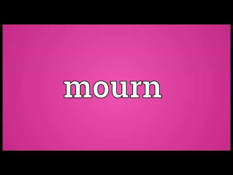 Mourn Meaning