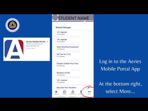 Finding SSID in Aeries Mobile App
