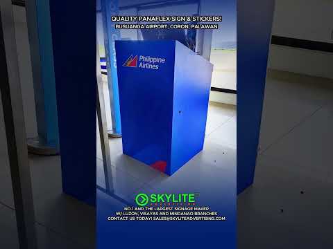 Philippine Airlines Panaflex Sign Maker for Busuanga Coron, Palawan | Panaflex Sign Maker in Coron