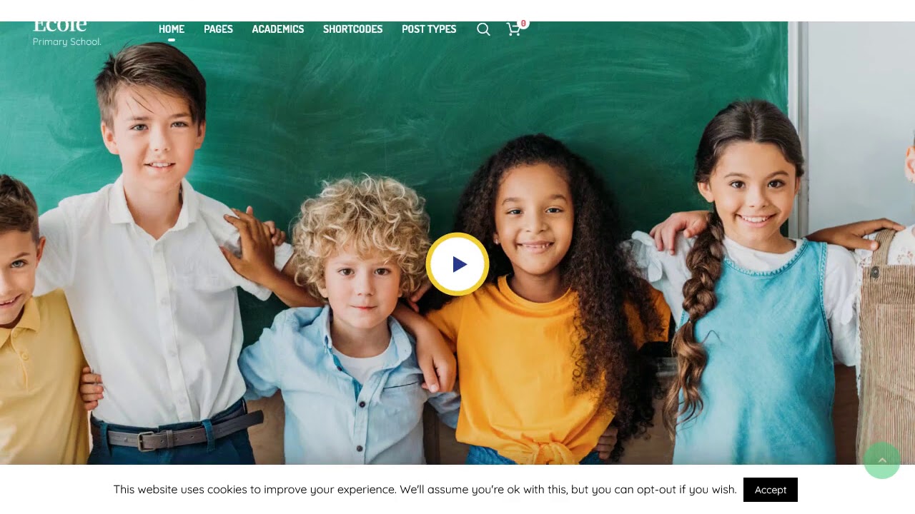 Ecole - Education and School WordPress Theme