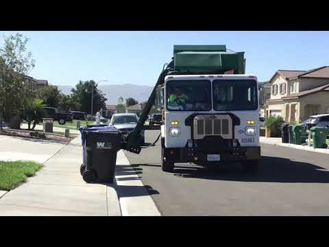Waste Management Meet Driver Alfonso In Corona CA. My first time there.