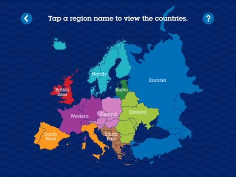 SuperFlash Europe - Learn European Country Locations, Capitals, Abbreviations & Spellings
