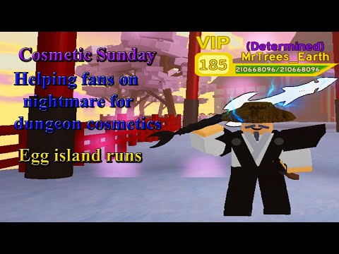 Helping viewers & Fans get free dungeon cosmetics(Roblox Dungeon Quest)