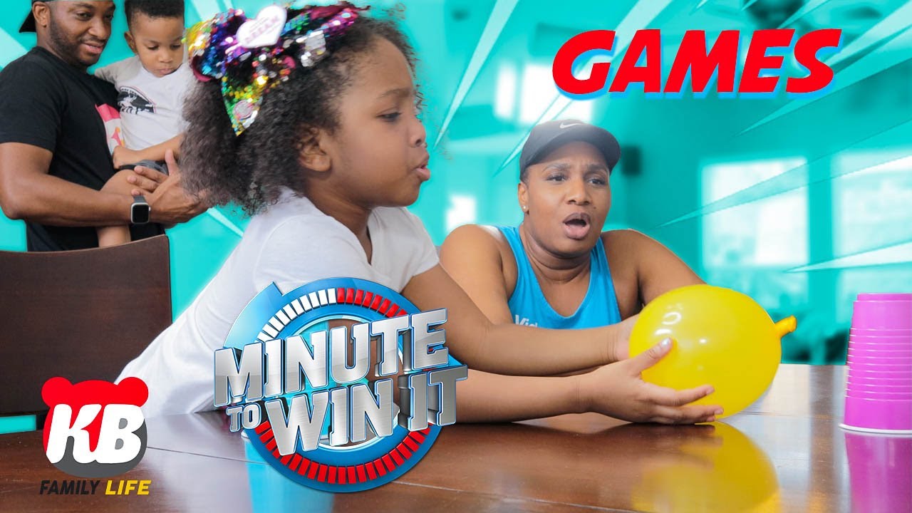 FAMILY GAME NIGHT Minute to Win It Style [Part 4] | KB FAMILY LIFE
